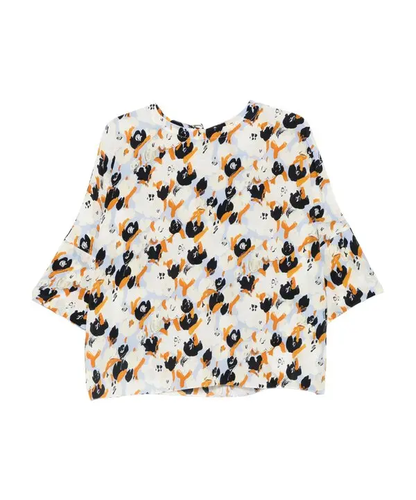 Marni Floral Pattern Short-sleeve Blouse