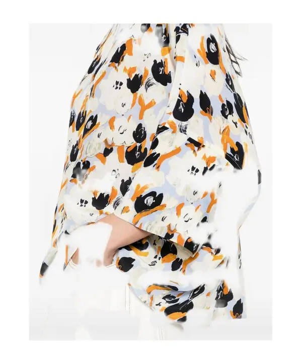 Marni Floral Pattern Short-sleeve Blouse