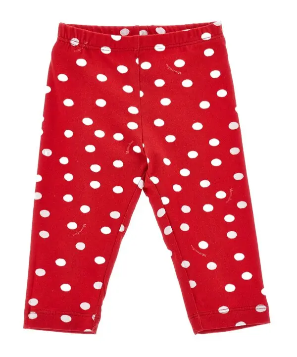 Monnalisa Polka Dot-print Jersey Leggings
