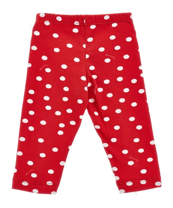 Monnalisa Polka Dot-print Jersey Leggings