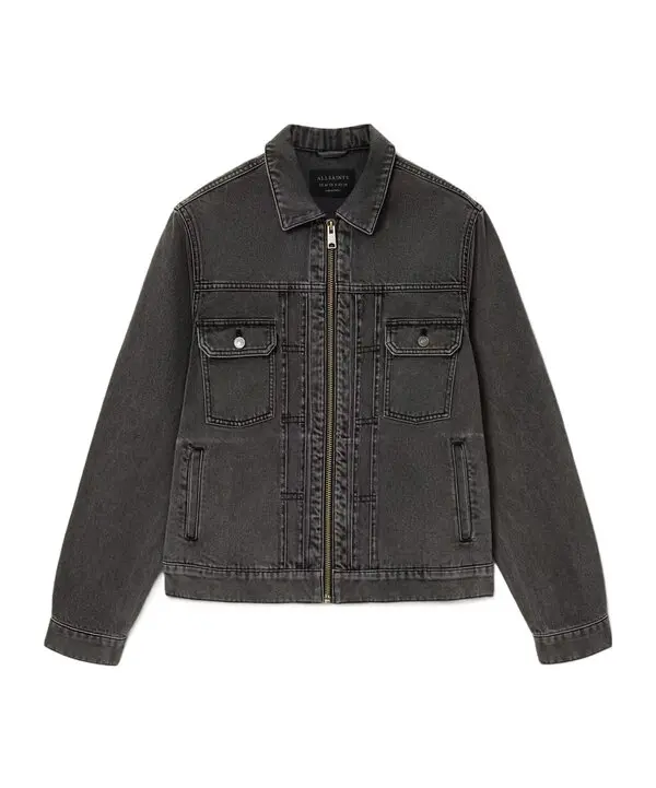 ALLSAINTS Faded Wash Denim Jacket