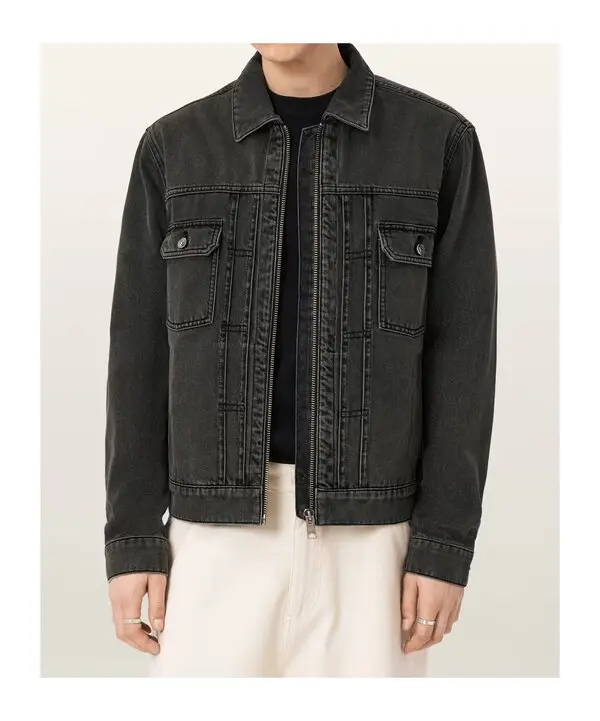 ALLSAINTS Faded Wash Denim Jacket
