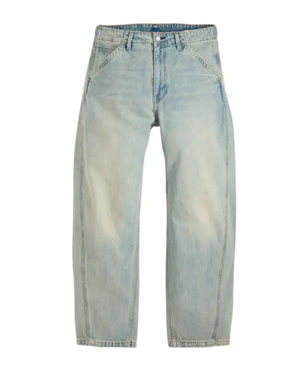LEVI'S Baggy Barrel Wide-leg Jeans - Gray