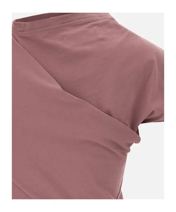 VIVIENNE WESTWOOD One-shoulder Embroidered Orb Top - Rose