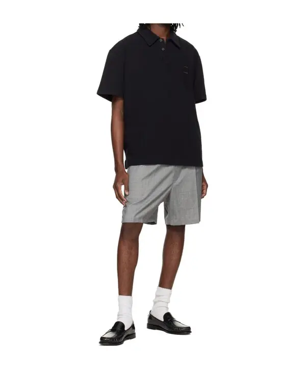 WOOYOUNGMI Stretch Cotton Polo Shirt