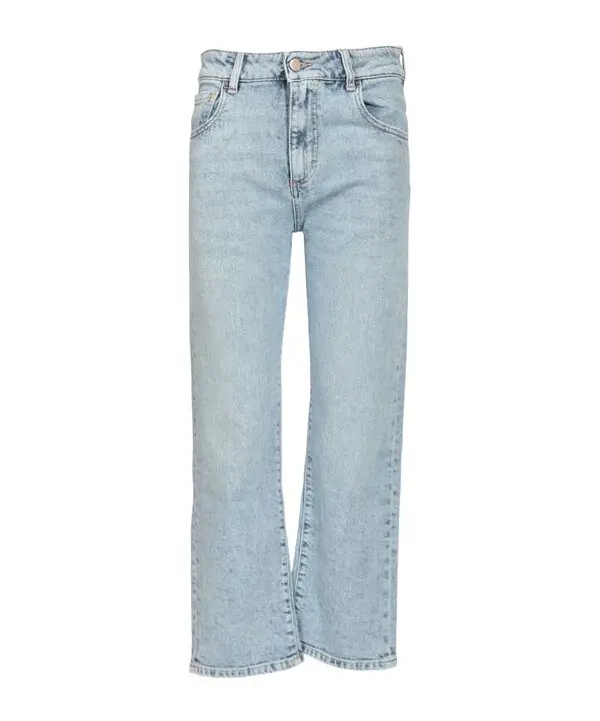 ICON DENIM LOS ANGELES Mimi Cropped Straight-leg Jeans