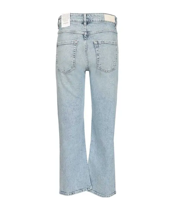 ICON DENIM LOS ANGELES Mimi Cropped Straight-leg Jeans