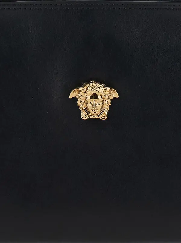 Versace Medusa Plaque Zipped Pouch