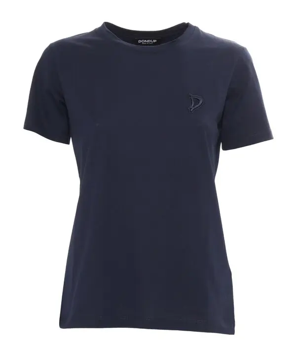 DONDUP Crewneck T-shirt With Embroidered Logo