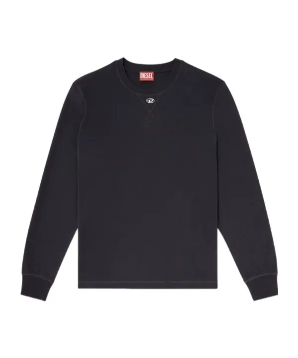 DIESEL® T-madjust-ls-tr Long Sleeved T-shirt - Black