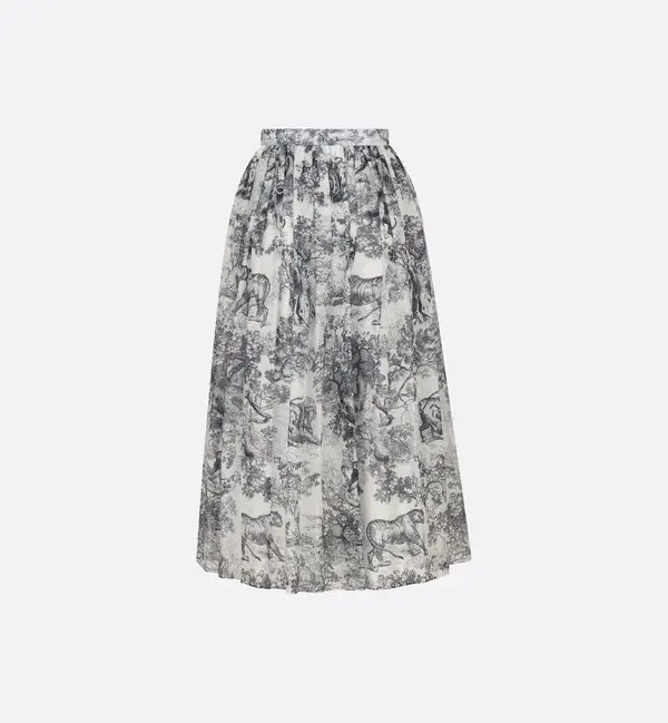 Dior Mid-length Skirt With Pleated Hem