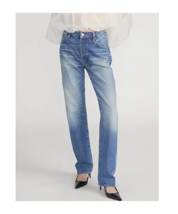 FRAME The Essential Straight Leg Jeans