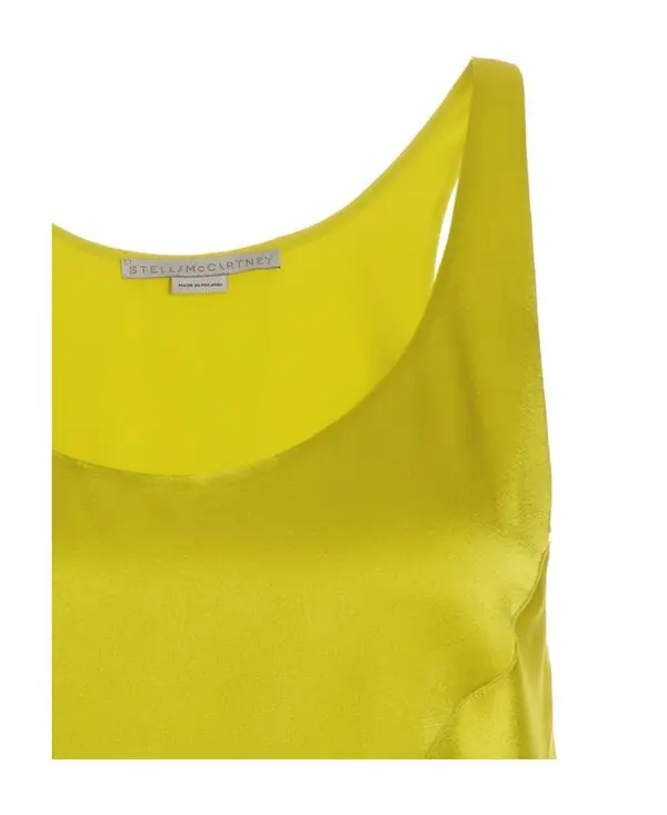 Stella McCartney Sleeveless Fringed Hem Dress
