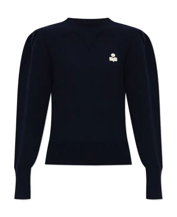 Isabel Marant Étoile Kelaya Embroidered Crewneck Jumper - Black