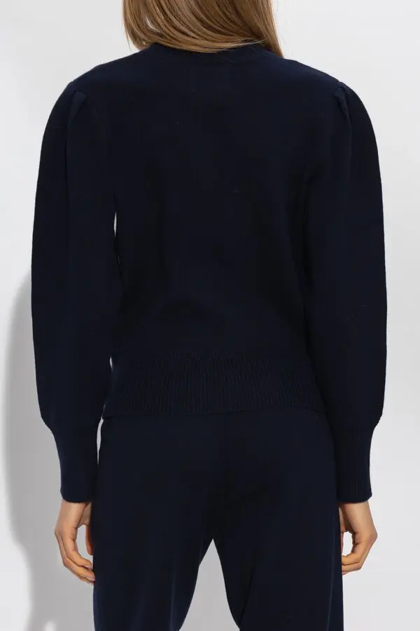 Isabel Marant Étoile Kelaya Embroidered Crewneck Jumper - Black