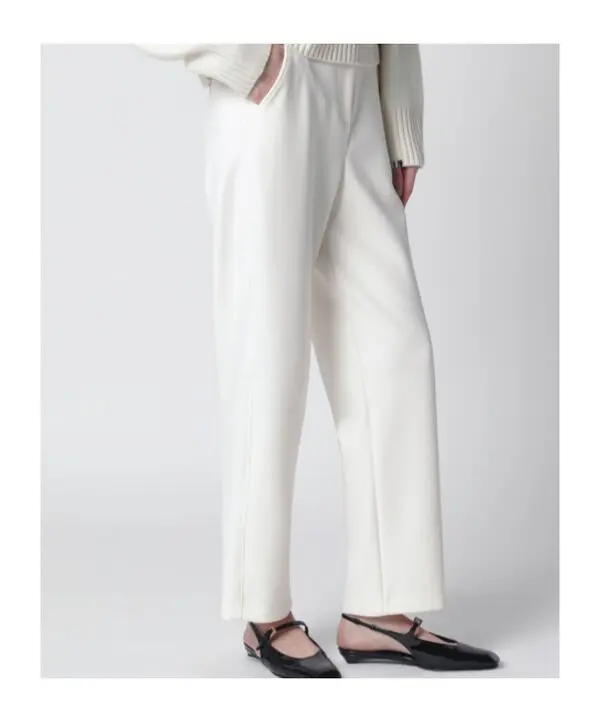 Max Mara Nylon-blend Straight-leg Trousers