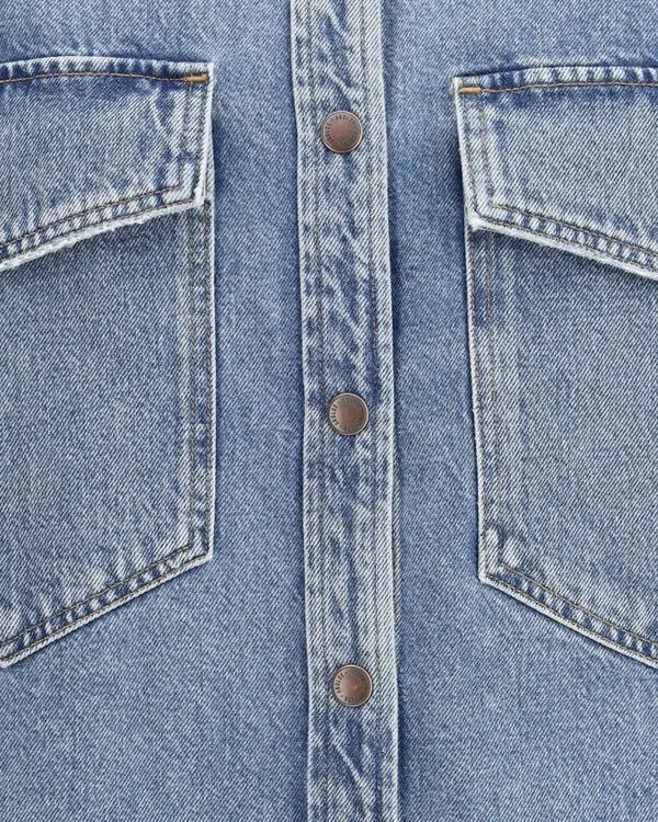 AGOLDE Lotta Denim Shirt - Blue