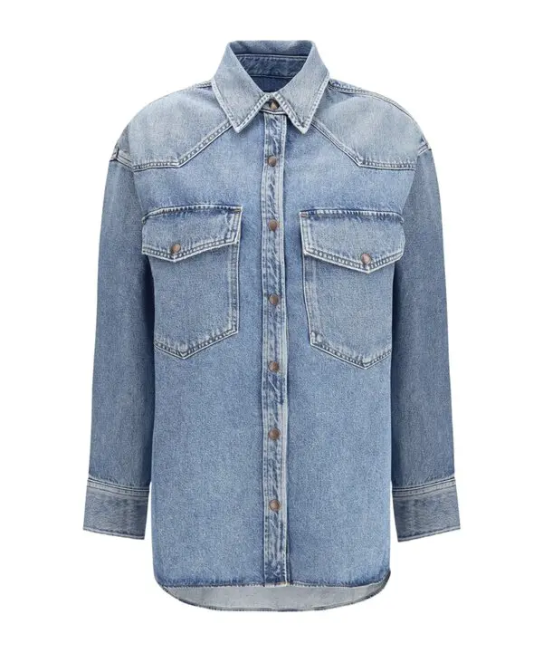 AGOLDE Lotta Denim Shirt - No