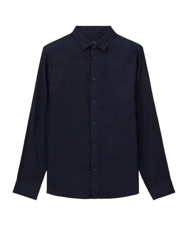 Armani Exchange Long-sleeve Linen Shirt