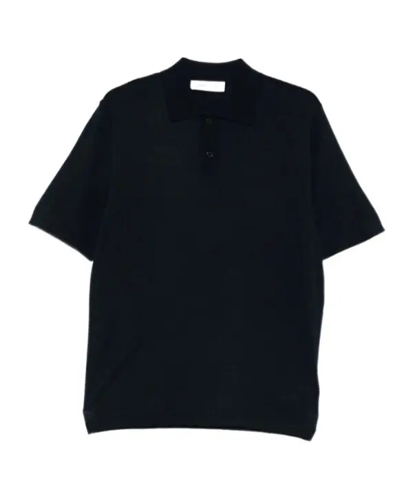 SAMSOE SAMSOE Short-sleeved Polo Shirt - Black