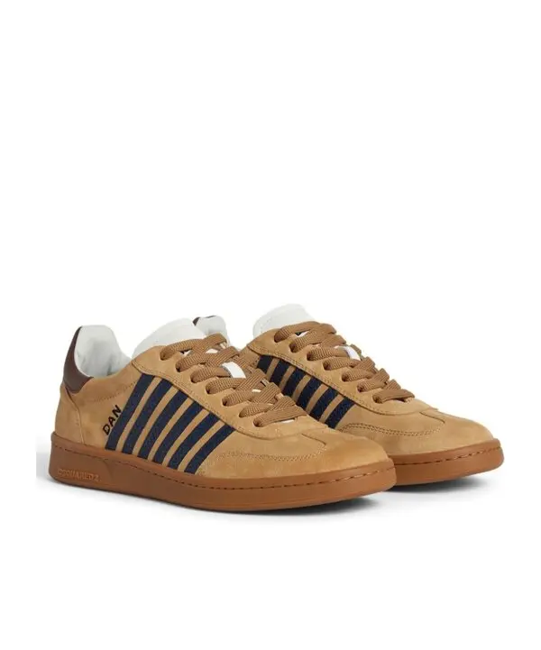 Dsquared2 Dan" Stripe Pattern Low-top Sneakers