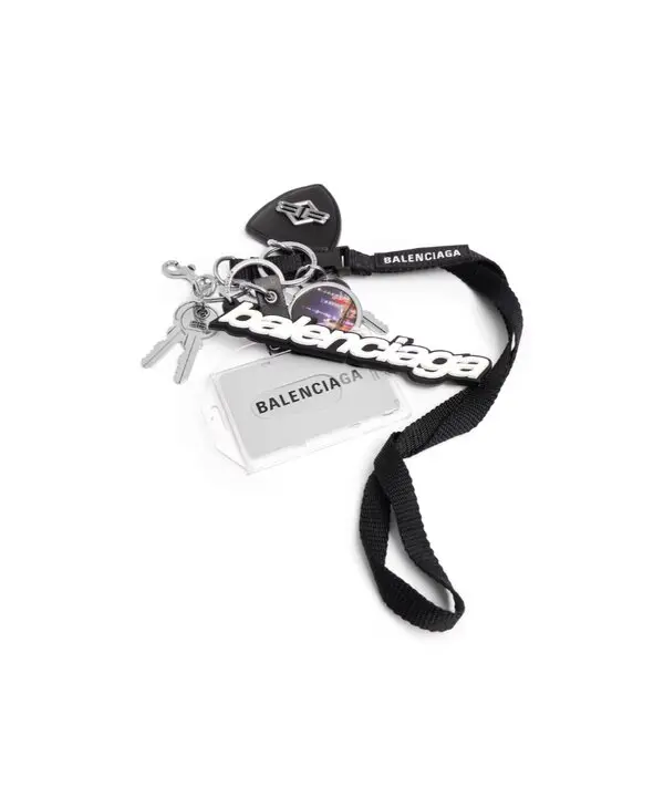 Balenciaga Keychain Badge Full Charms In Multicolor