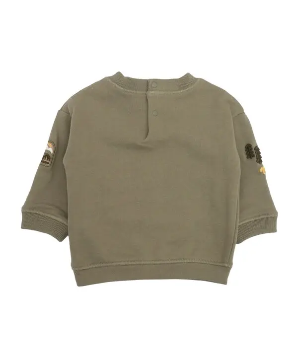 TARTINE ET CHOCOLAT Patch Detailed Crewneck Sweatshirt