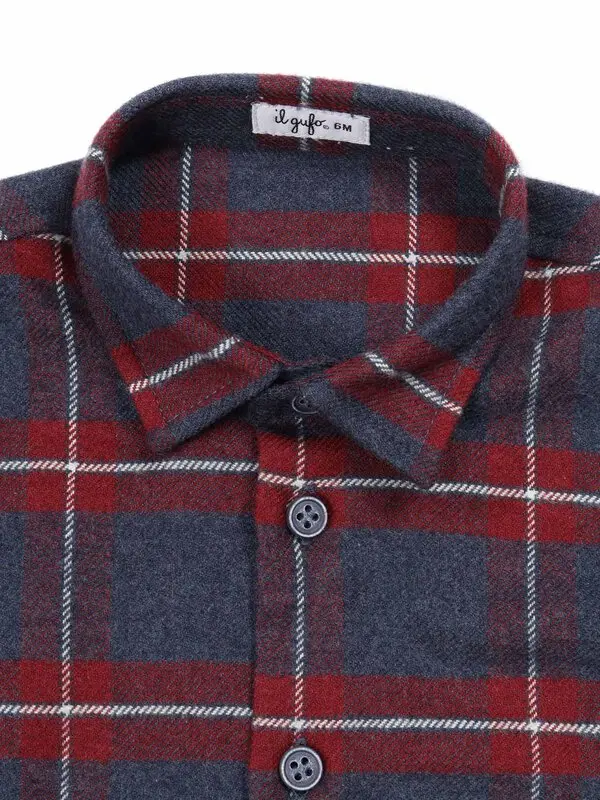 IL GUFO Checked Cotton Shirt
