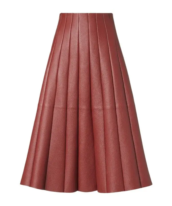 Fendi Selleria Deerskin Skirt