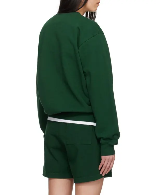 SPORTY  RICH Sporty & Rich Crew Neck Sweatshirt With Printed Logo