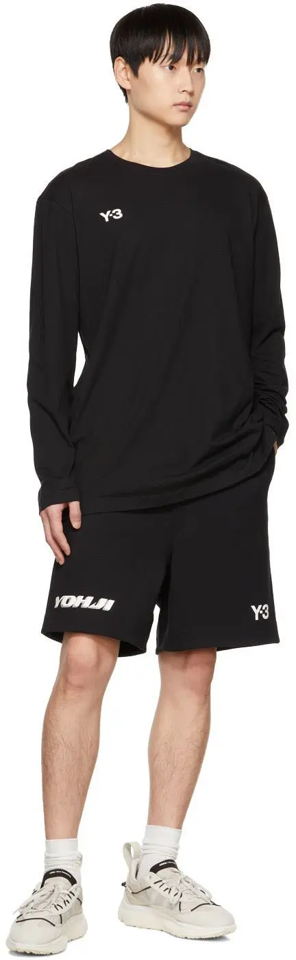Y3 Logo-print Long-sleeve T-shirt