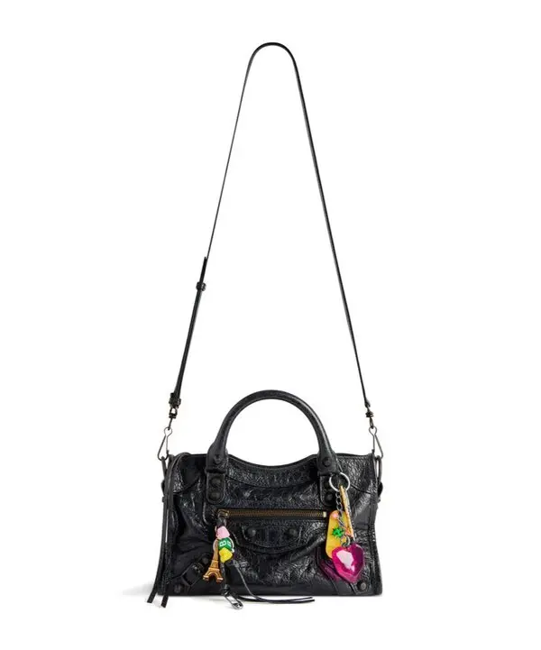 Balenciaga Le City Bag Mini With Charms - Black