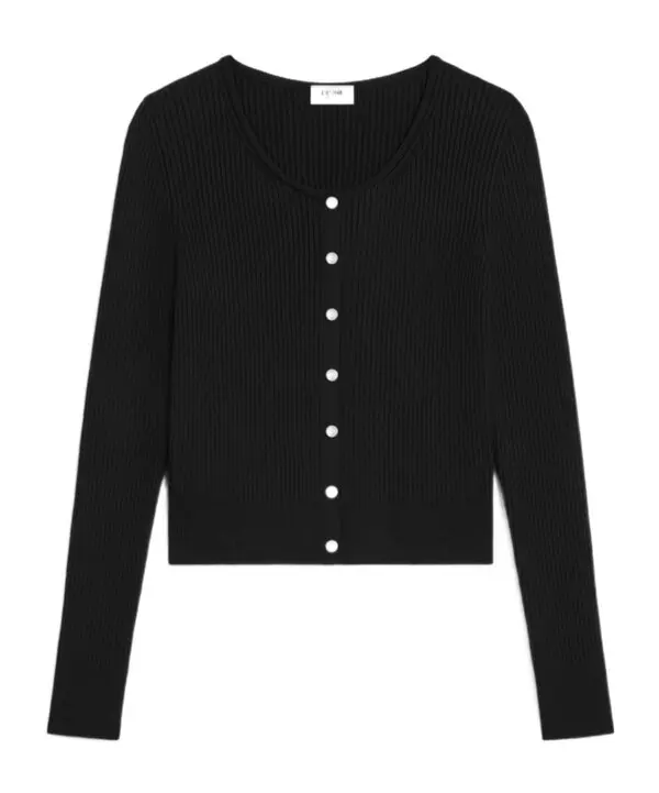Celine Cardigan In Fine Wool