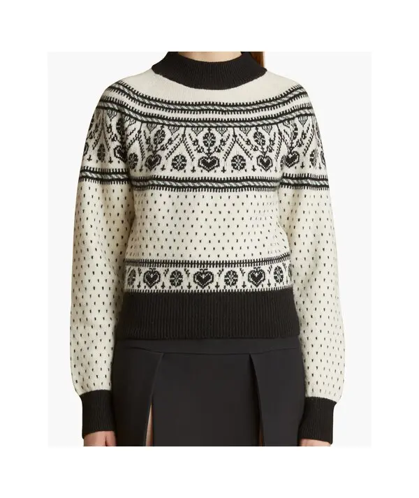 Khaite Fair Isle Knit Sweater