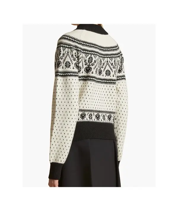 Khaite Fair Isle Knit Sweater