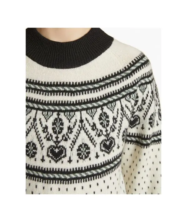 Khaite Fair Isle Knit Sweater