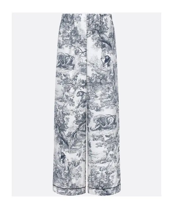 Dior Graphic Print Straight-leg Track Pants