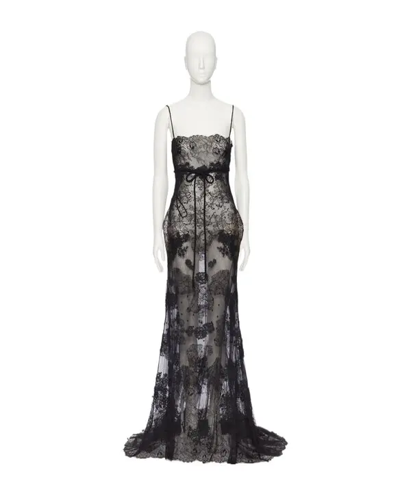 Valentino Garavani Sleeveless Lace Gown