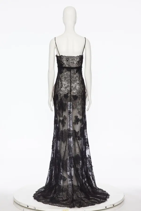 Valentino Garavani Sleeveless Lace Gown