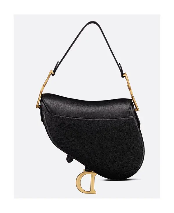 Dior Saddle Bag With Strap - Black