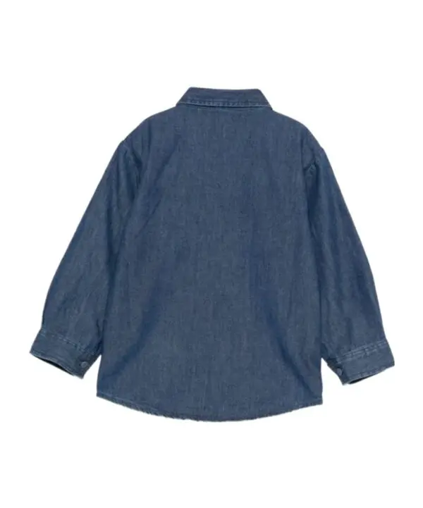 IL GUFO Long-sleeved Denim Shirt