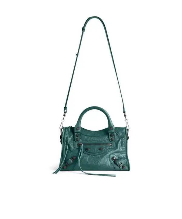 Balenciaga Le City Mini Tote Bag - Dark Emerald