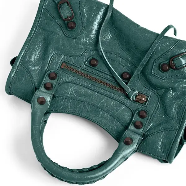 Balenciaga Le City Mini Tote Bag - Dark Emerald