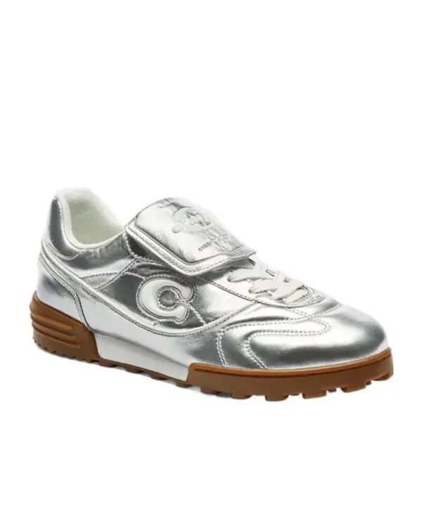 COACH Metallic Leather Match Sneakers