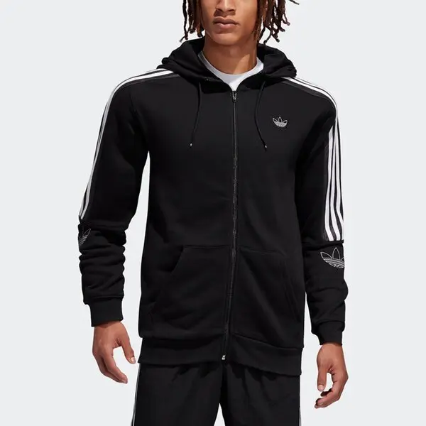 Adidas Originals Logo Print Hooded Jacket