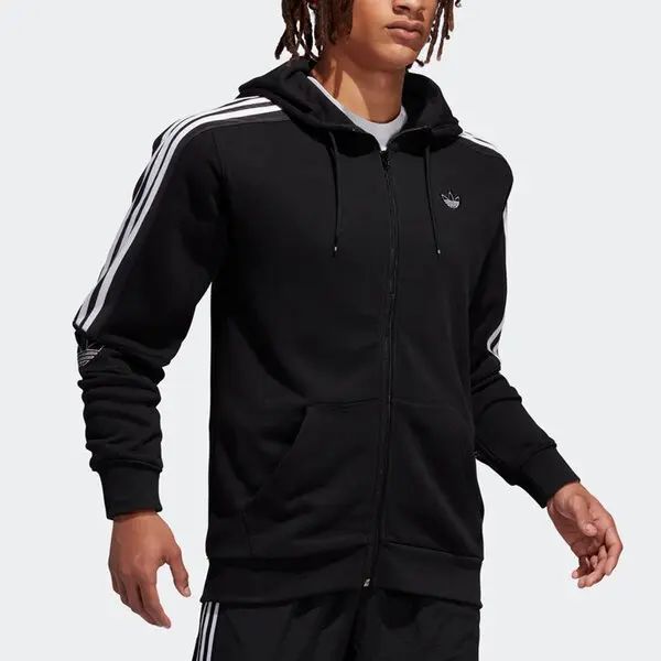 Adidas Originals Logo Print Hooded Jacket