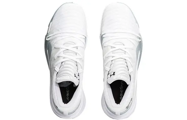 Under Armour Ua Anatomix Spawn Low Basketball Shoes - White/grey