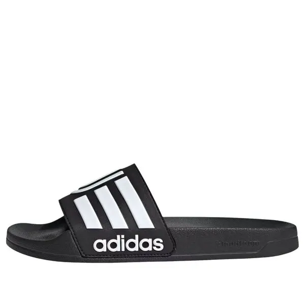 Adidas Adilette Shower Juventus Slides 'black White - Core Black/cloud White/core Black