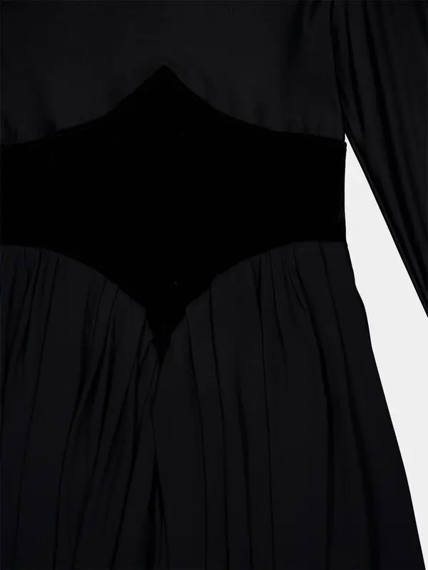 Rabanne Panelled Flared Mini Dress
