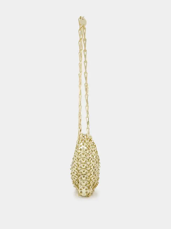 Rabanne 1969 Iconic Nano Shoulder Bag - Gold